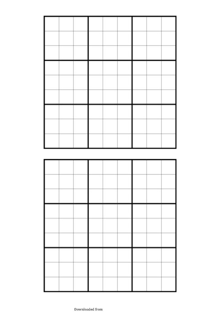 Blank Spreadsheet Examples Lyana Printable Sudoku