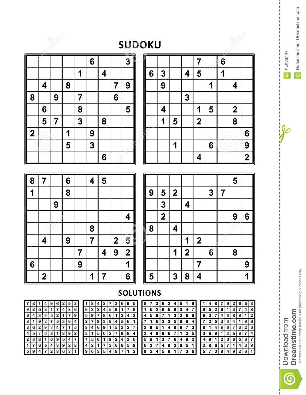 Printable Sudoku And Answers Lyana Printable Sudoku