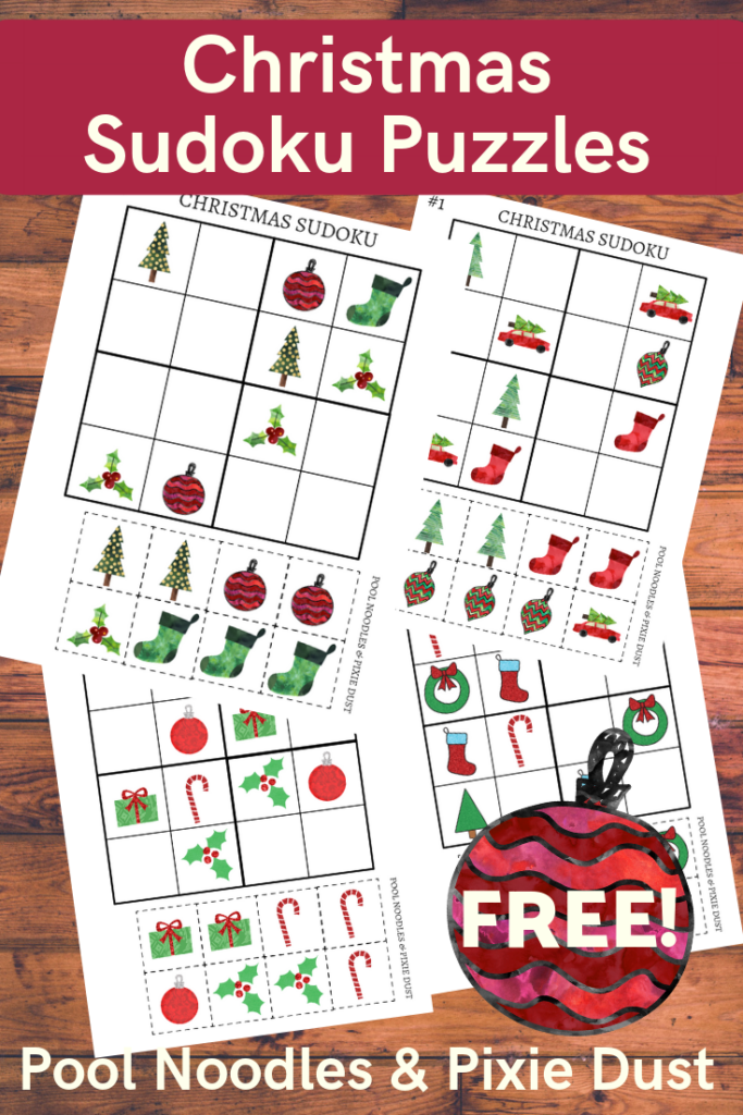 FREE Sudoku Christmas Puzzles - Lyana Printable Sudoku